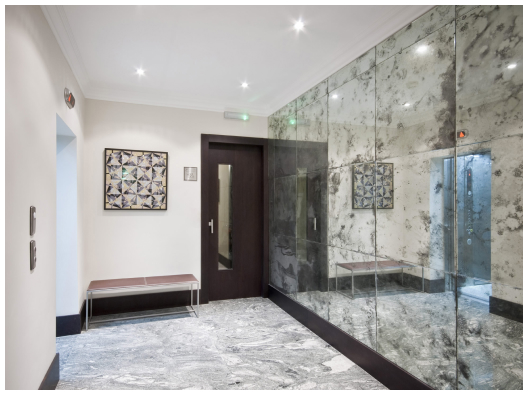 Antique mirror wall store